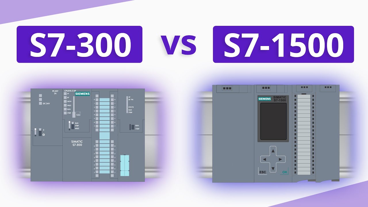The Fascinating Differences Between Simatic S7 300 And S7 1500 Plcs