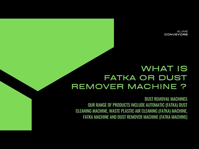 Dust Removal Machine - Fatka Machine Manufacturer from New Delhi