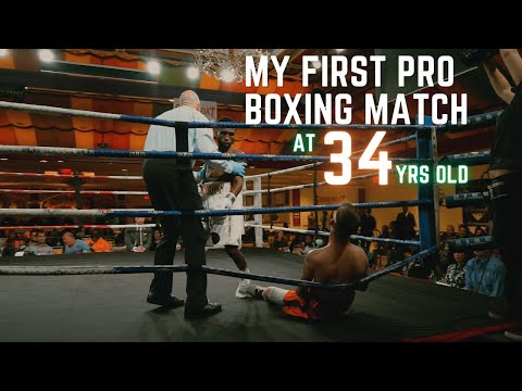 Your Not Too Old To Be a Fighter: My Professional Boxing Debut at 34 years old
