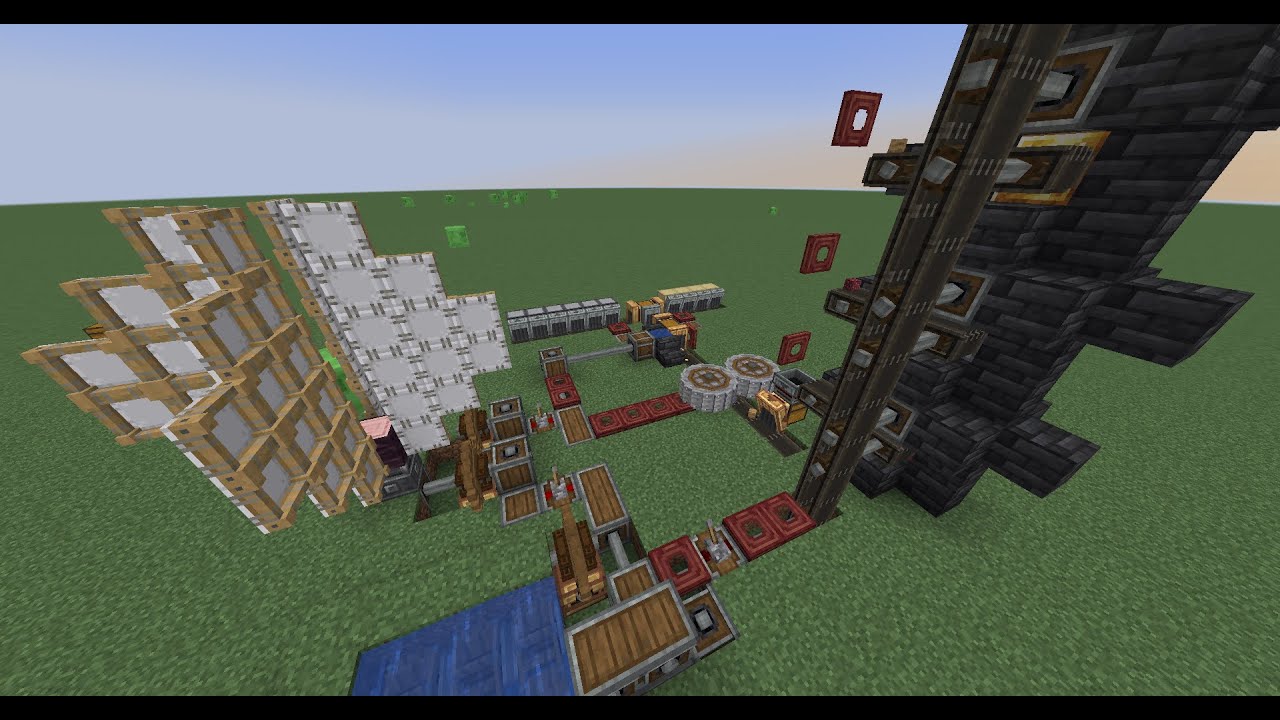 Automating Ore Block Tutorial (lossless) using Create!!! Create Superflat Survival Modpack