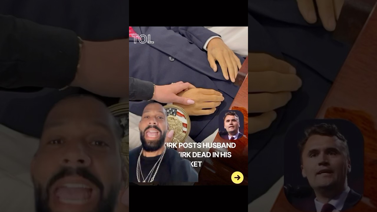 Charlie Kirk’s widow Erika post his BODY Unlived in his casket! Gets backlash!