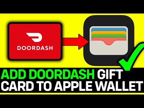 How To Add DoorDash Gift Card To Apple Wallet 2024