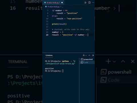Python If Else Trick #Shorts