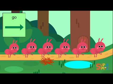The Ants Go Marching Core Word: GO