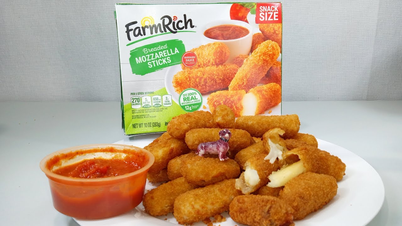 Unboxin Doxin - FarmRich Breaded Mozzarella Sticks