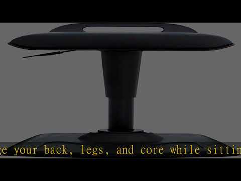 Vari Active Seat - Adjustable Standing Desk Chair - Ergonomic Wobble Office Desk Stool w/Dynamic Ra
