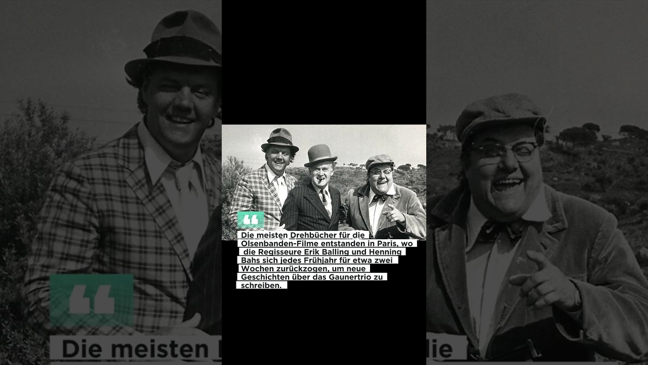 Die Olsenbande und die Drehbücher