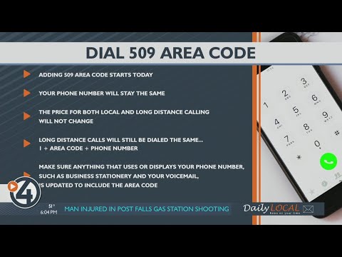 Adding 509 area code to calls starts Sunday