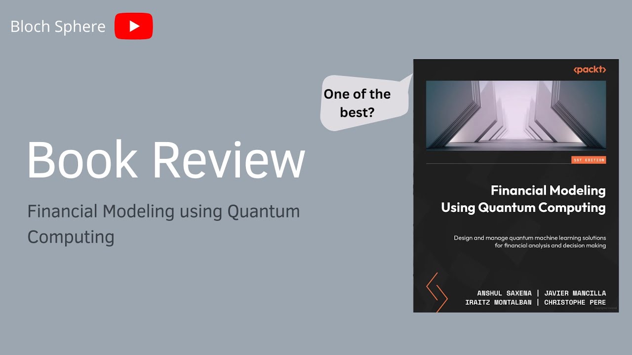 Financial Modeling using Quantum Computing - Book Review | Packt | Bloch Sphere
