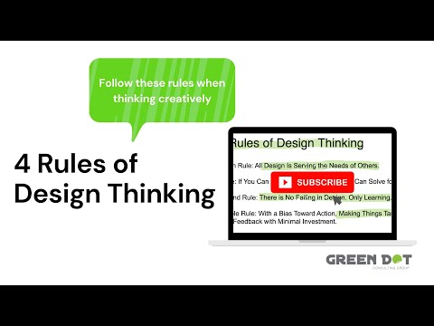 Design Thinking Rules for Unleashing Creative Potential