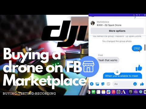 I bought a Dji Spark Drone on Facebook Marketplace.