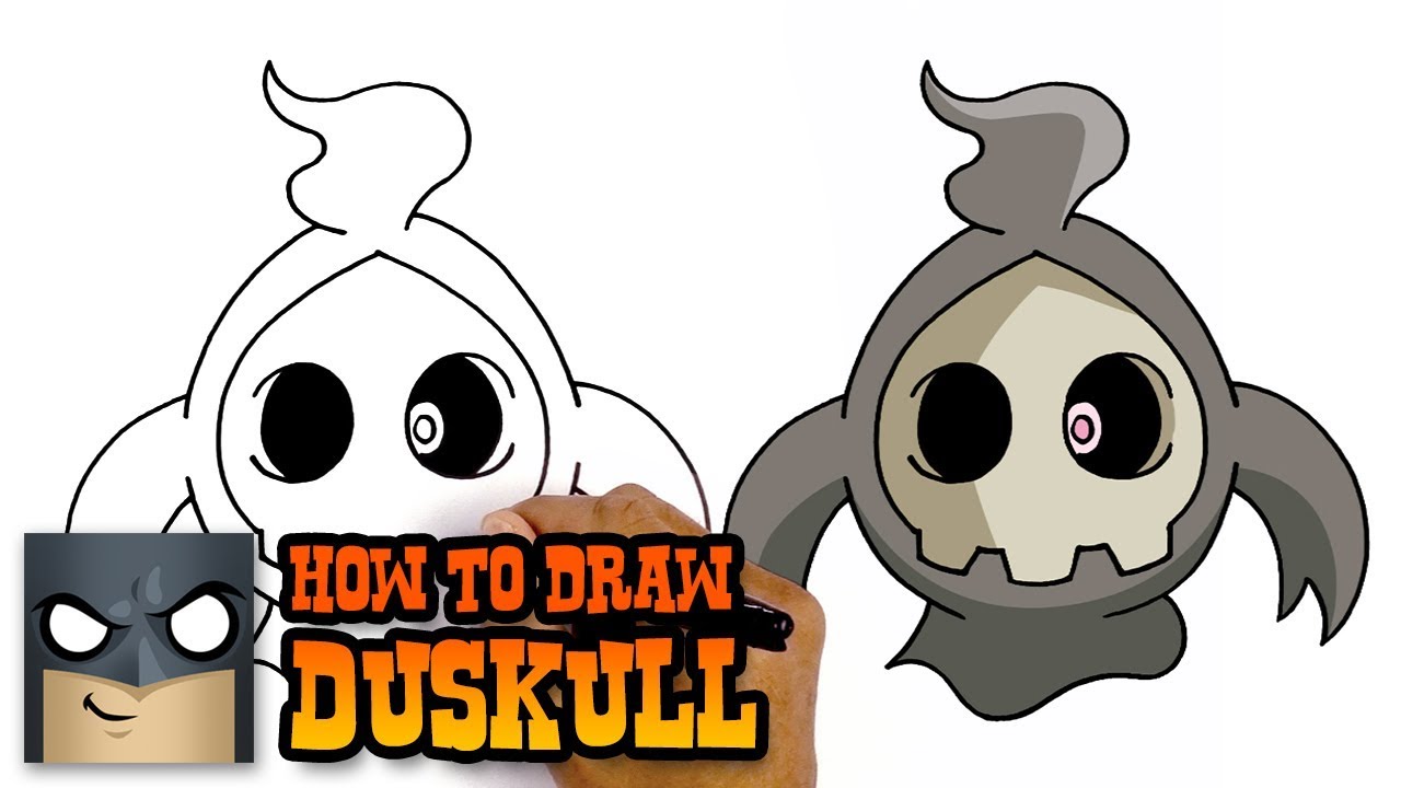 How to Draw Pokemon | Duskull | Step-by-Step