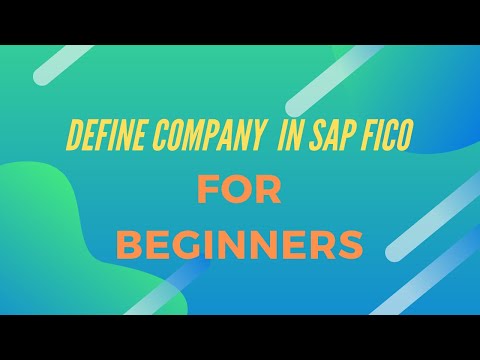 DEFINE COMPANY IN SAP FICO || HOW TO CREATE COMPANY IN SAP FICO