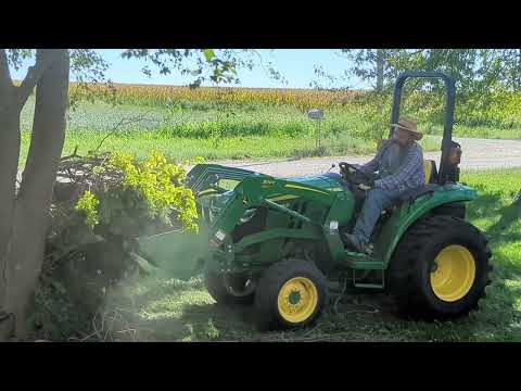 The 3025D Clearing the Land
