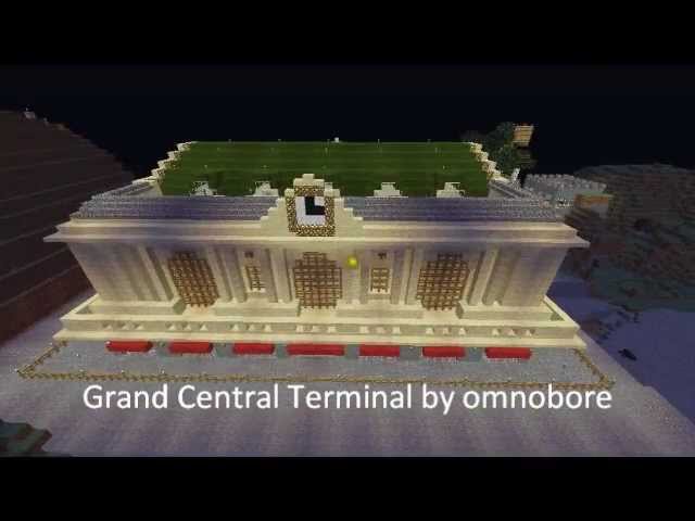 New York City's Grand Central Terminal Minecraft Map