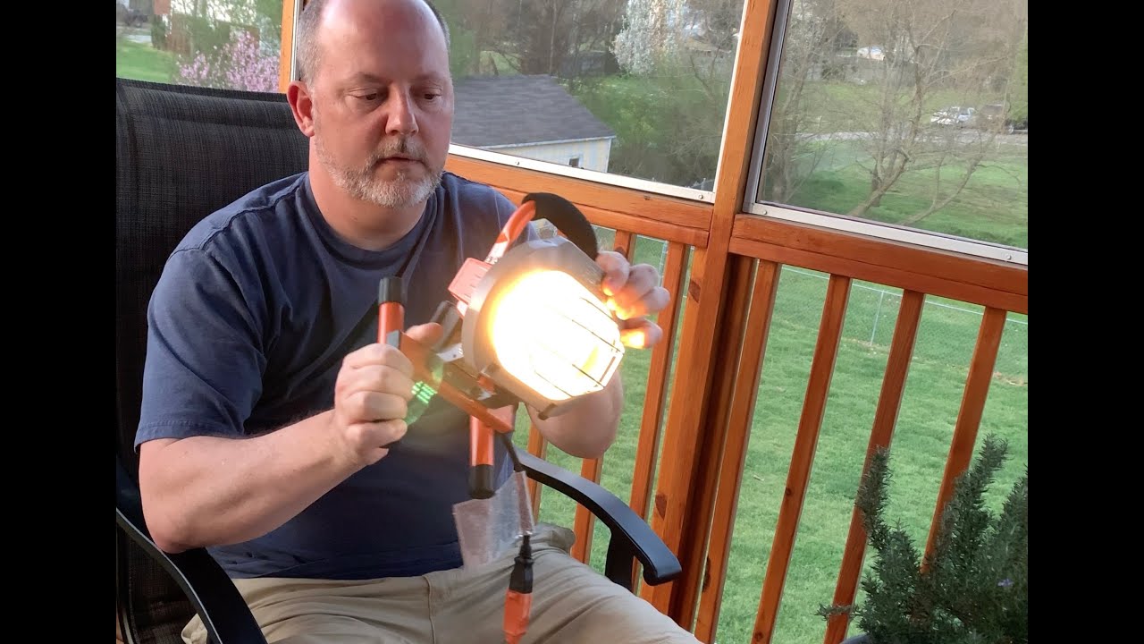 Halogen Worklight LED retrofit{Easy How - To}