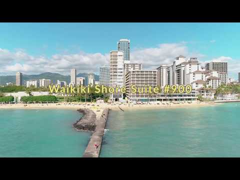 Aerial Video of Waikiki Shore [Hawaii Drone Imaging]