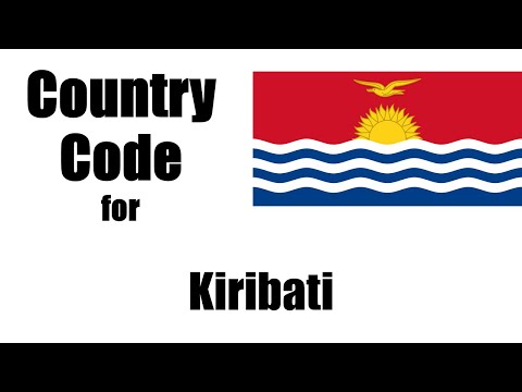 Kiribati Dialing Code - Kiribati Country Code - Telephone Area Codes in Kiribati