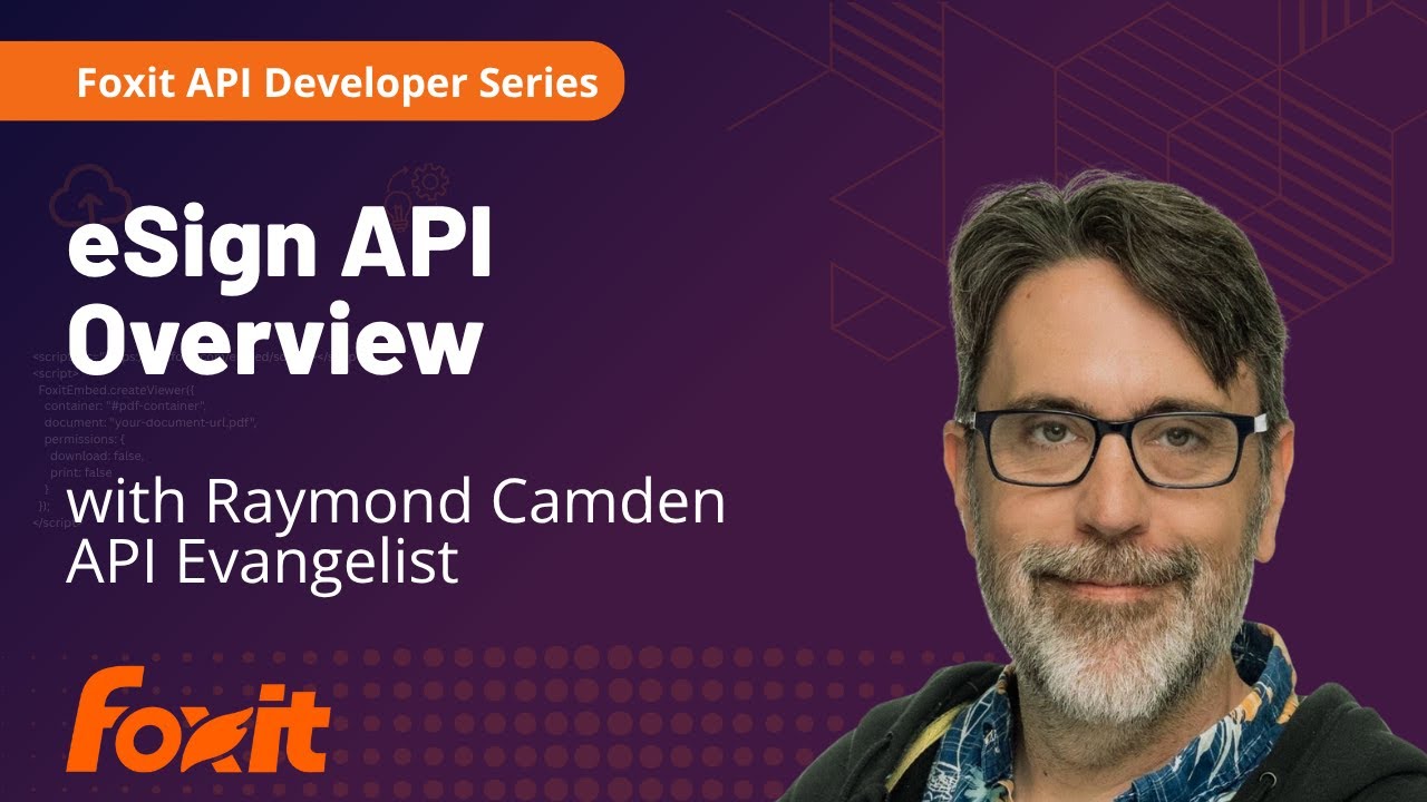eSign API Developer Overview