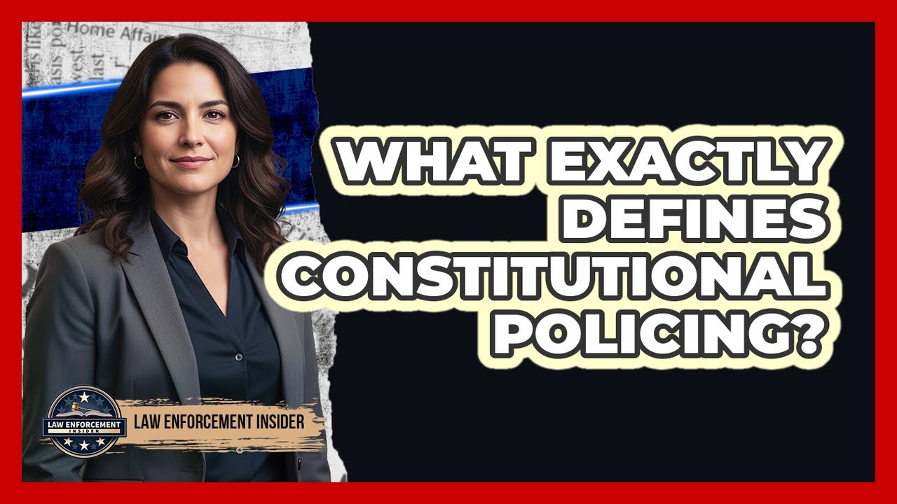What Exactly Defines Constitutional Policing?