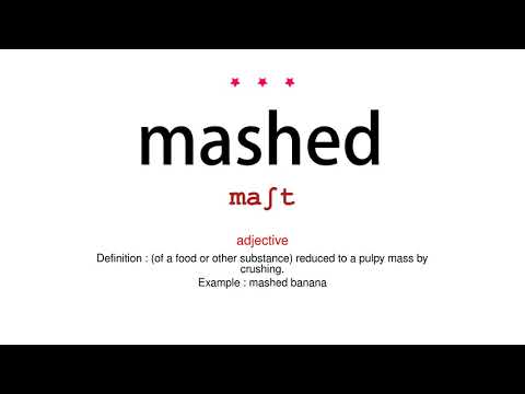 How to pronounce mashed - Vocab Today