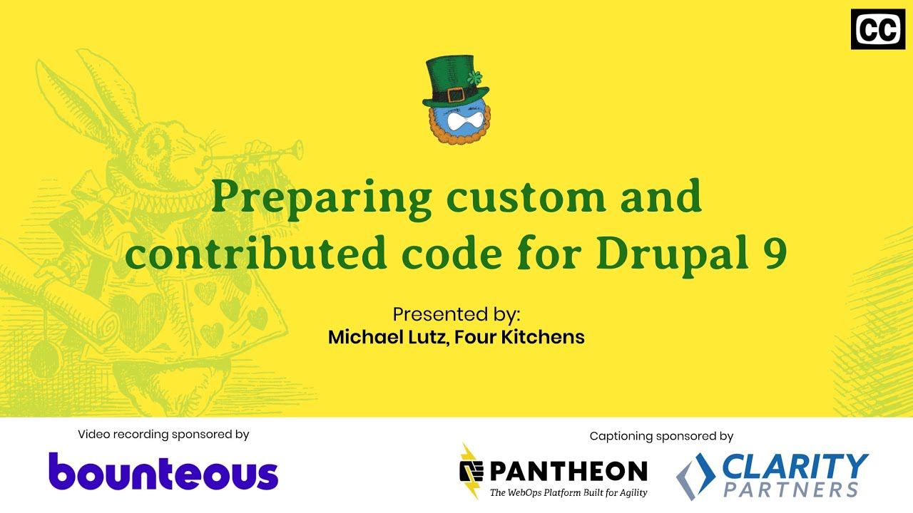 Preparing custom and contributed code for Drupal 9.