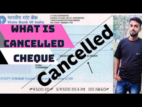 what is cancelled cheque??is cancelled cheque safe?