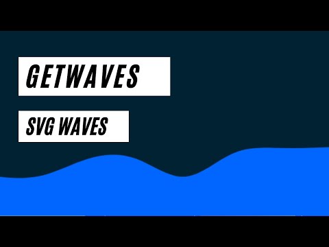 Getwaes.io Free SVG Waves Shapes Creator Online | SVG Footer Background Generator