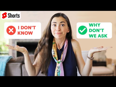 Smettila di dire "NON LO SO" | Vocabolario che i madrelingua usano in inglese #Shorts