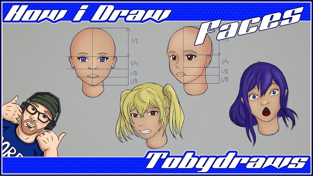 How i Draw Faces step by step