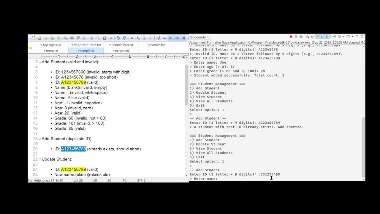 CS 1102 Unit 3 Programming Assignment