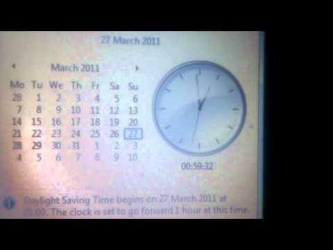 British summer time change 2011 live