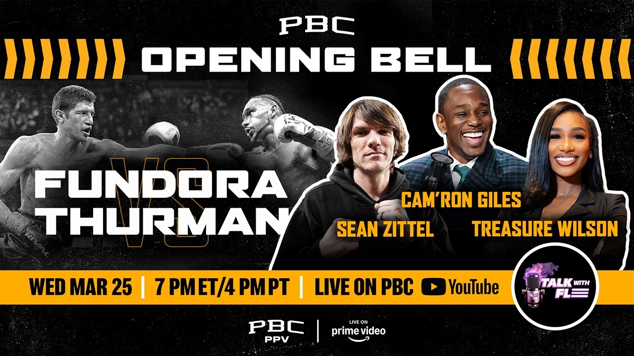 PBC OPENENING BELL: Fundora vs. Thurman | LIVESTREAM