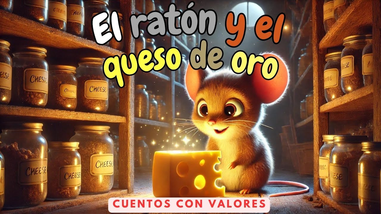 🐭✨ El Ratón y el Queso de Oro 🧀| Cuentos infantiles | Cuentos para dormir en español