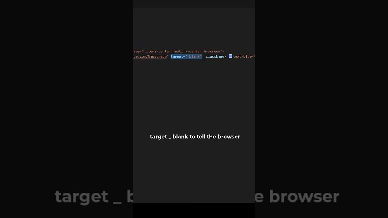 2 Easy Ways to Open Links in a New Tab For Beginners🎯 #coding #frontenddevelopment #link #js #anchor