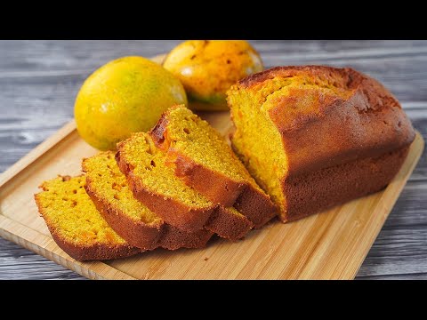 Easiest Softest Mango Blender Cake | The Best Flavorful Mango Cake Recipe | Mango Cake in Blender