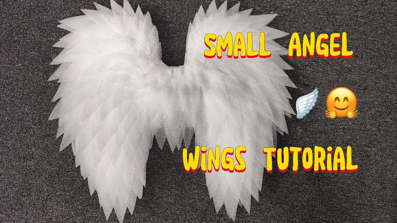 How to make small angel wings DIY Tutorial