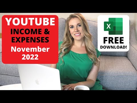 Business Income & Expense Tracker Excel for November 2022 [FREE TEMPLATE]