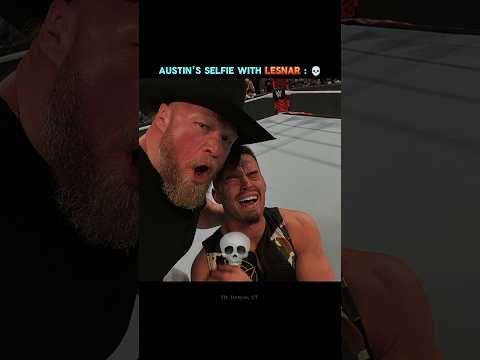 Austin's Selfie with Brock Lesnar 💀