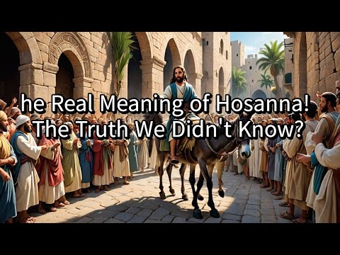The Real Meaning of Hosanna! The Truth We Didn't Know? #jesus #history #bible #church #all #change