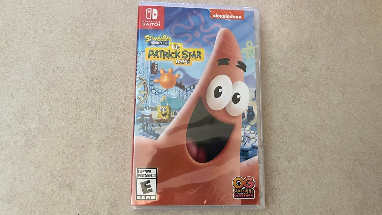 Unboxing SpongeBob SquarePants - A Patrick Star Game - Nintendo Switch