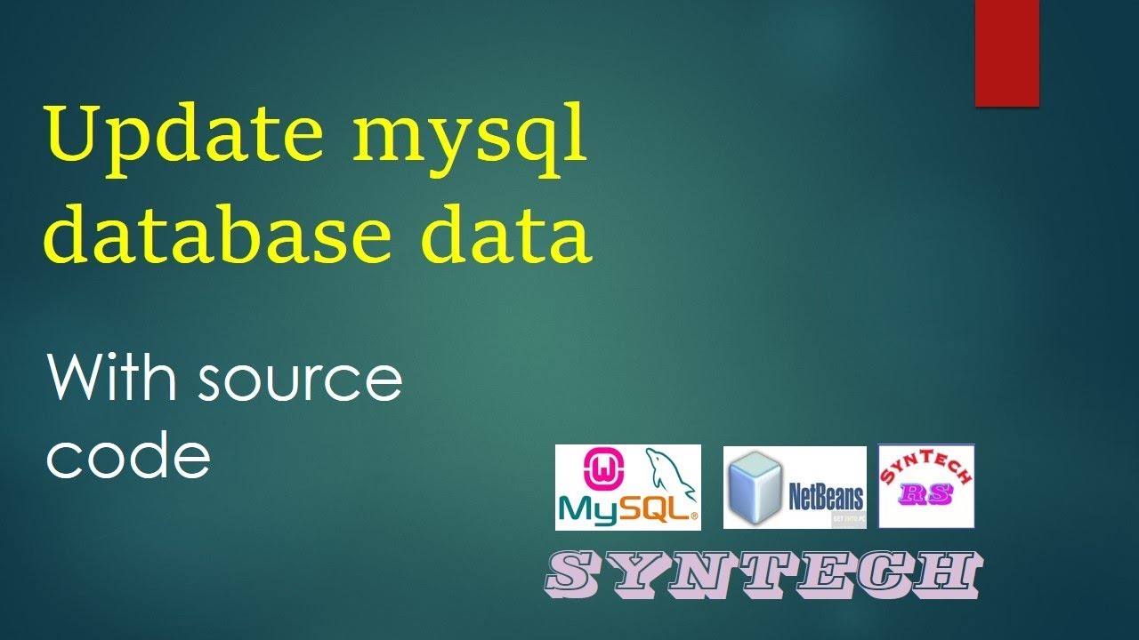 How to update/Edit  data in  MySql Database in Netbeans java