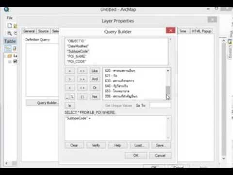 ArcGIS : Working with Definition Query in ArcMap