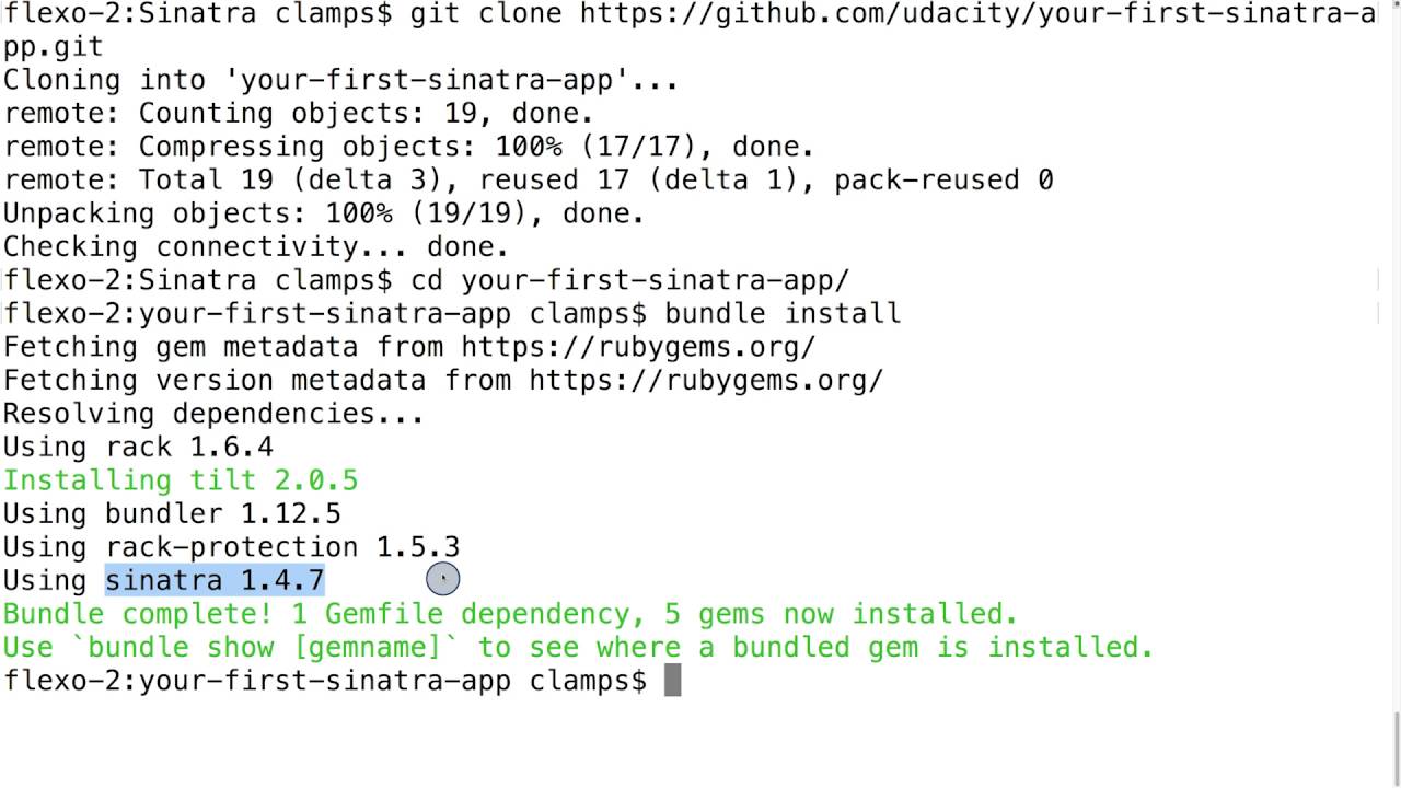 Ud268 L1 A08 L First Sinatra App Setup