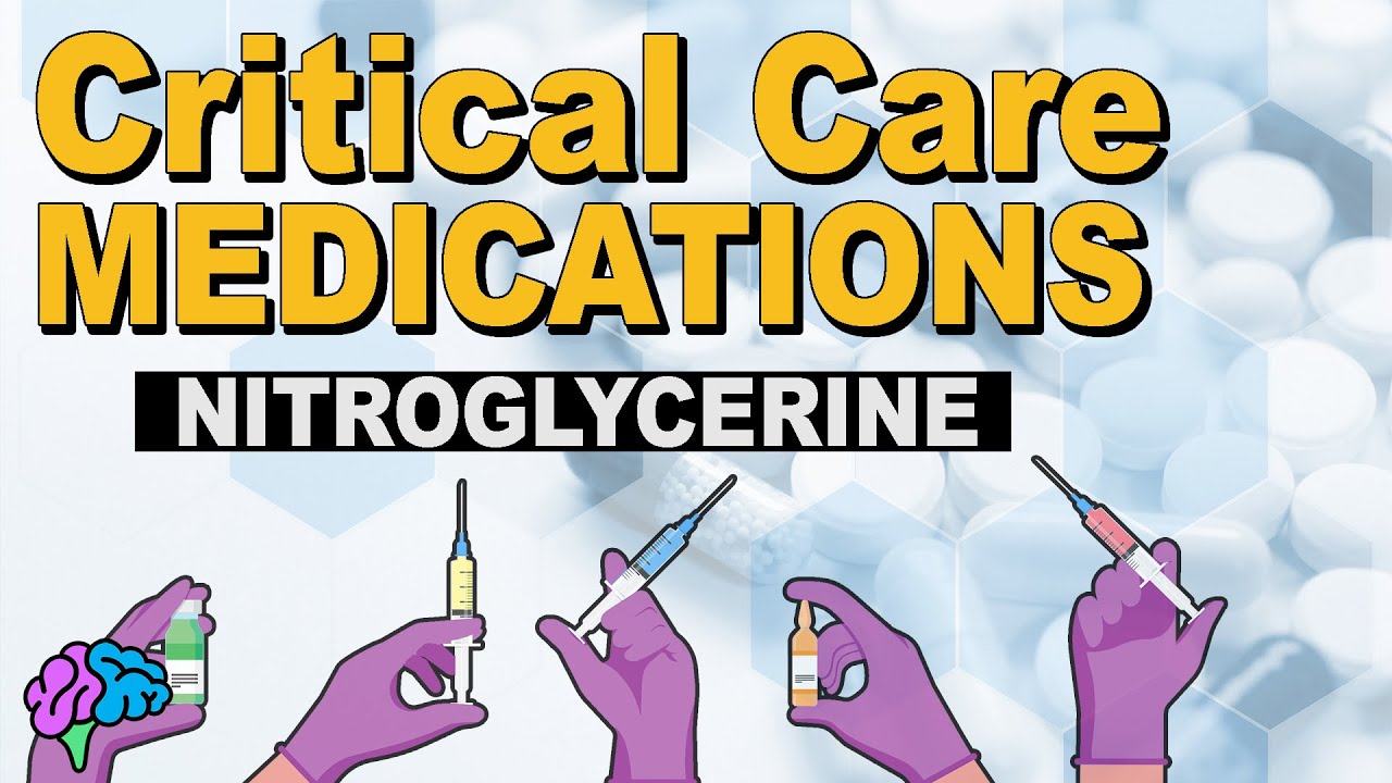 Nitroglycerine (Tridil) - Critical Care Medications