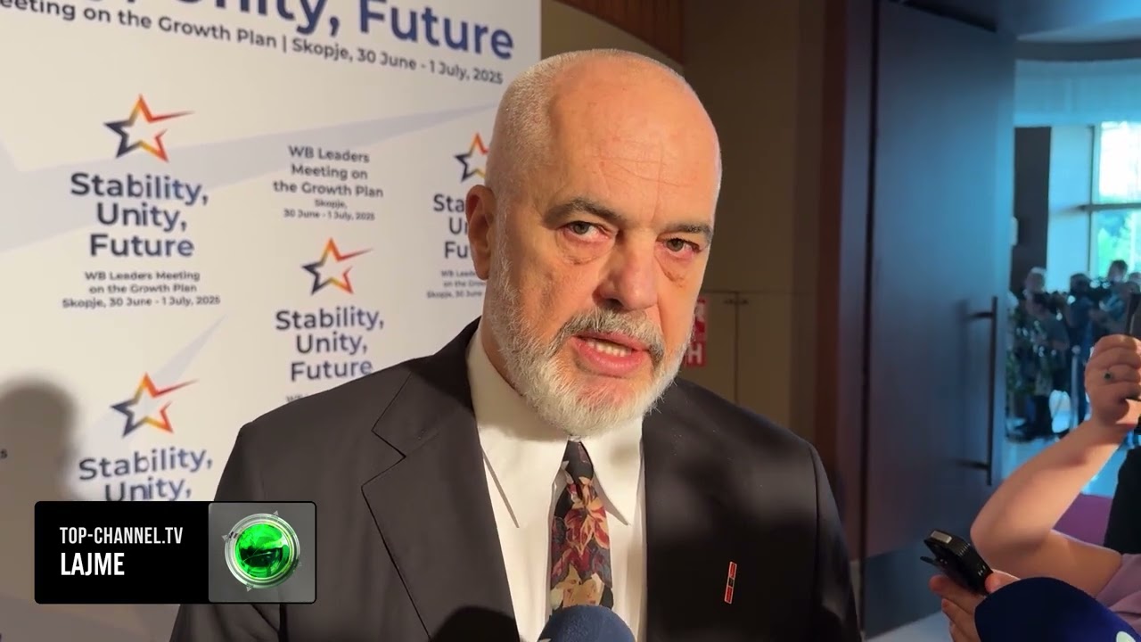 Top Channel/ Rama në Shkup: “Më afër BE-së se kurrë”, Kos: Shqipëria ...