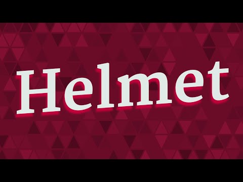 HELMET pronunciation • How to pronounce HELMET