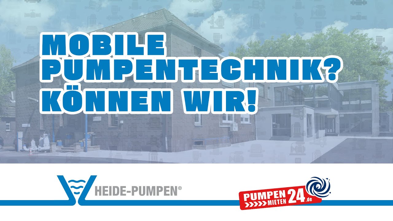 Mobile Pumpensysteme – schnell verfügbar, sofort einsatzbereit!