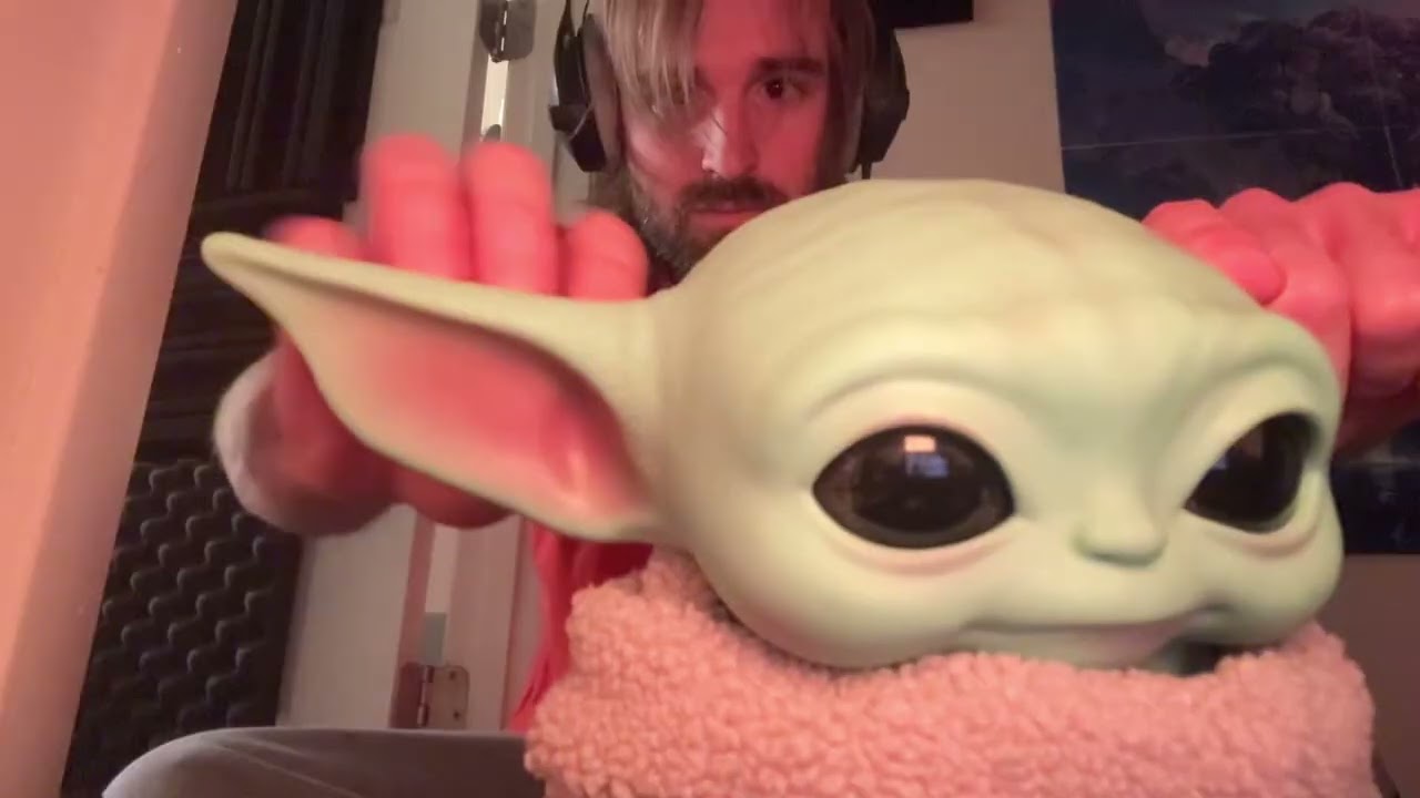 asmr baby yoda massage 