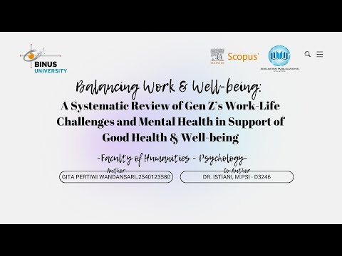 Gen Z, Mental Health, and Work-Life Balance | A Systematic Review Explained